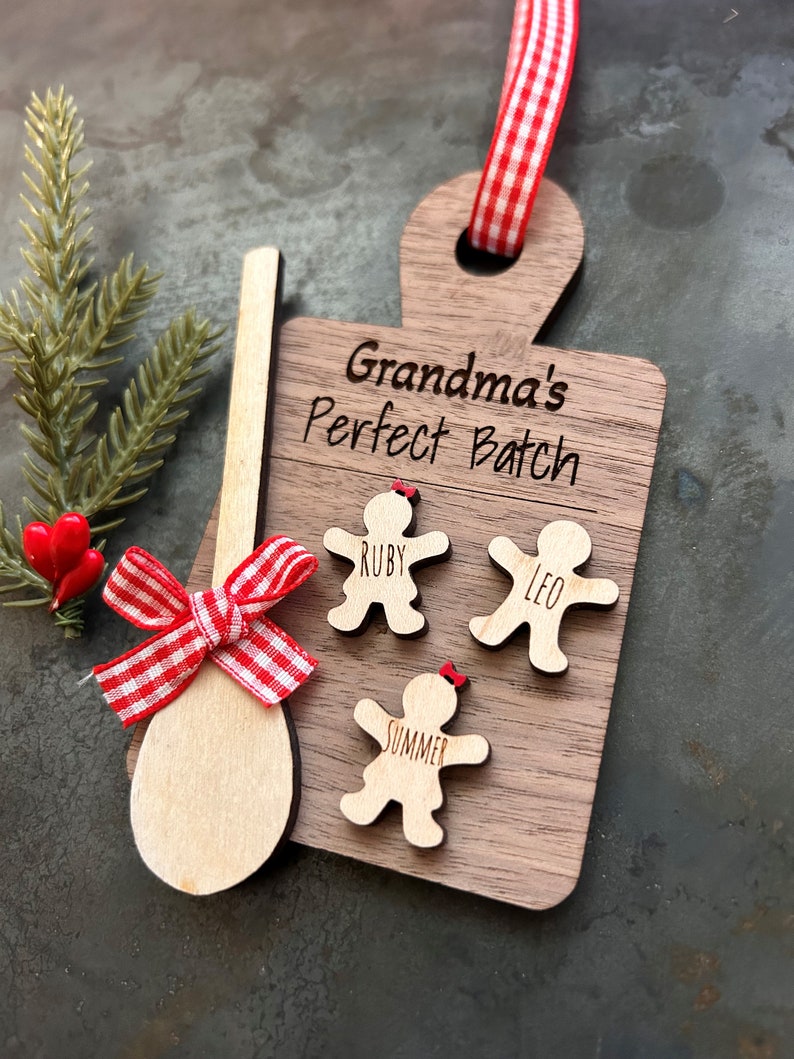 Custom Family Cookie Ornament SVG, Grandma's Good Batch (digital File ...