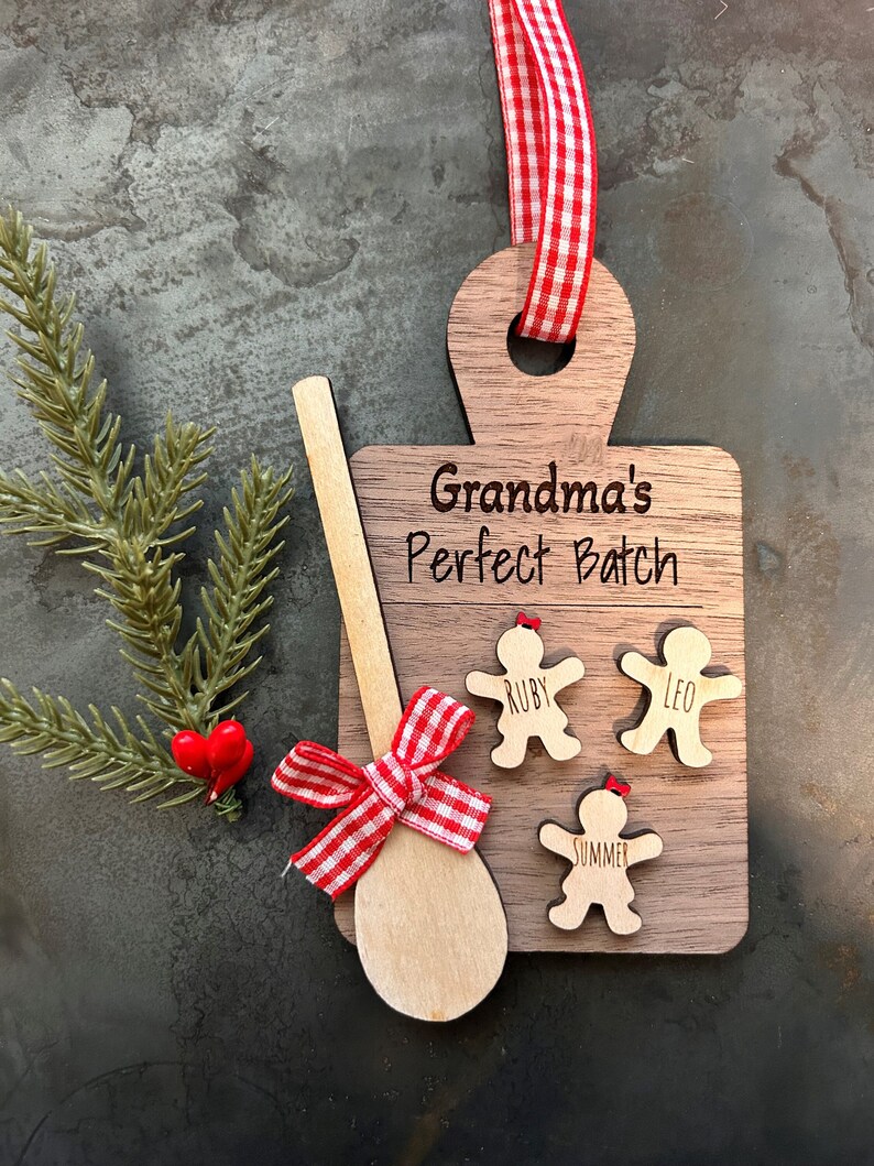 Custom Family Cookie Ornament SVG, Grandma's Good Batch (digital File ...