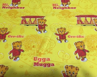 Daniel tiger fabric | Etsy