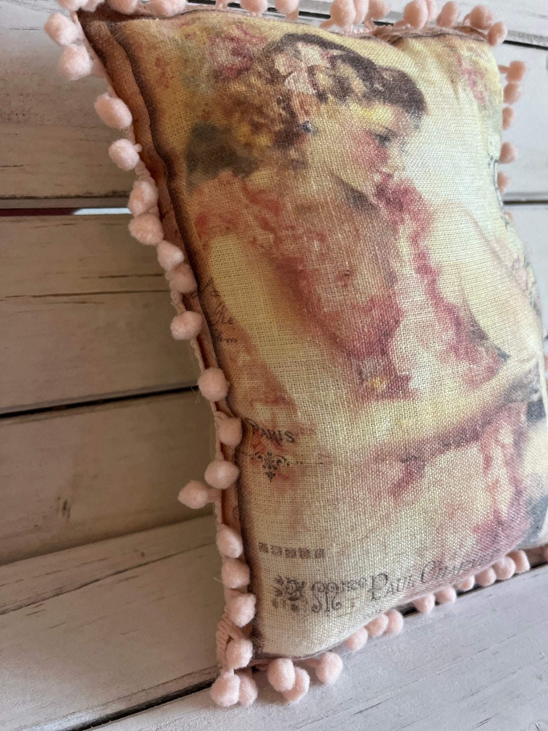 Paris Ballet Dancer Pillow: Vintage Inspired Linen Decor - Etsy
