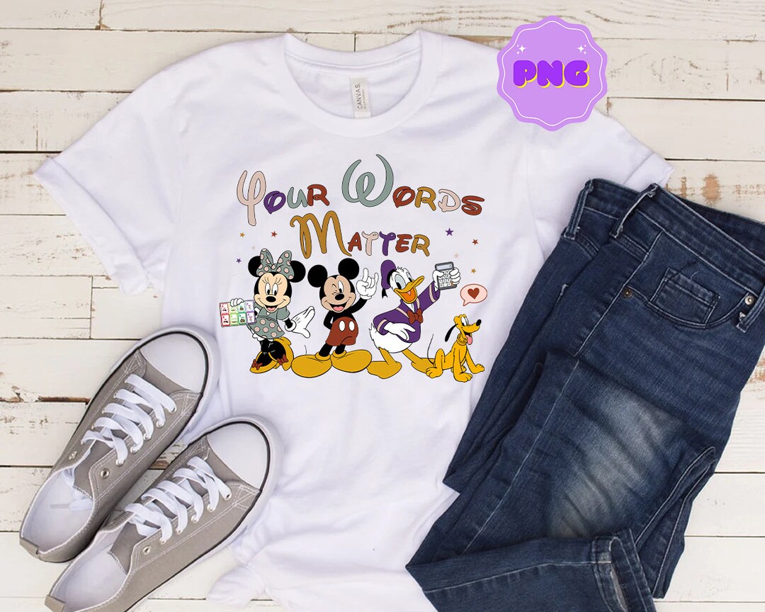 Your Words Matter Mouse Head Png Aac Sped BCBA SLP OT Teacher - Etsy