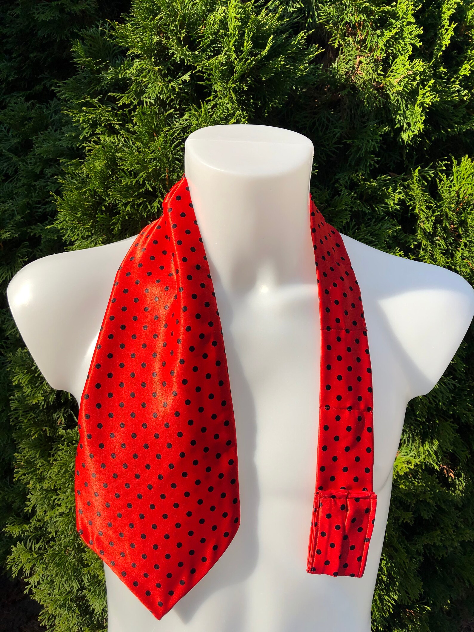 Ascot Tie ***retro Red*** - Etsy