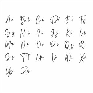 Custom Script Metal Words - Personalized Name Plaque - Laser Cut Metal ...