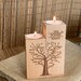 Personalized Family Tree Wood Tealight Candle Holder Custom - Etsy