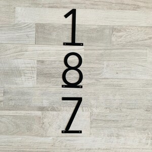 Custom Metal House Number Sign - Personalized Address Plaque for Front ...