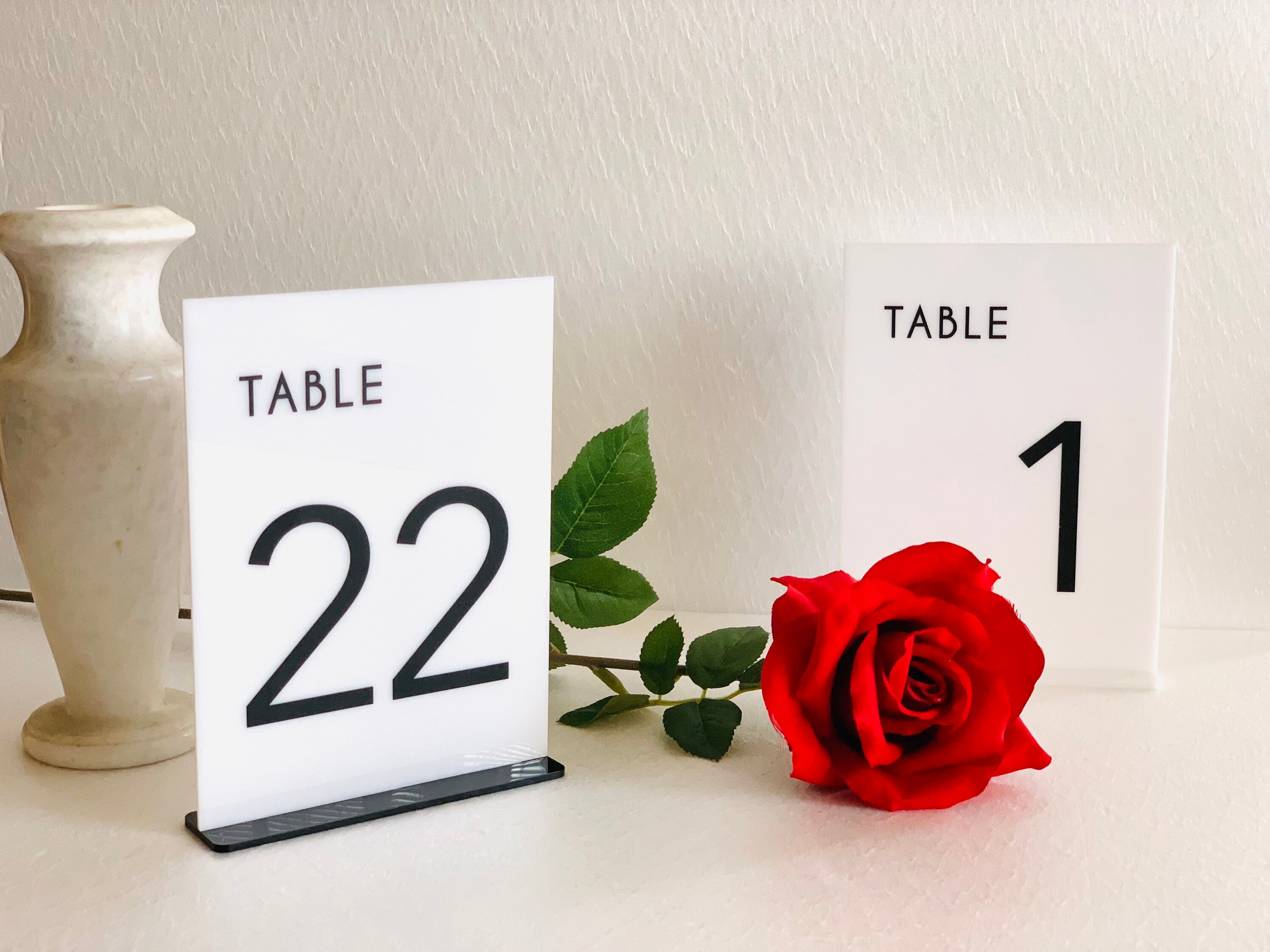 Acrylic Table Number Holders