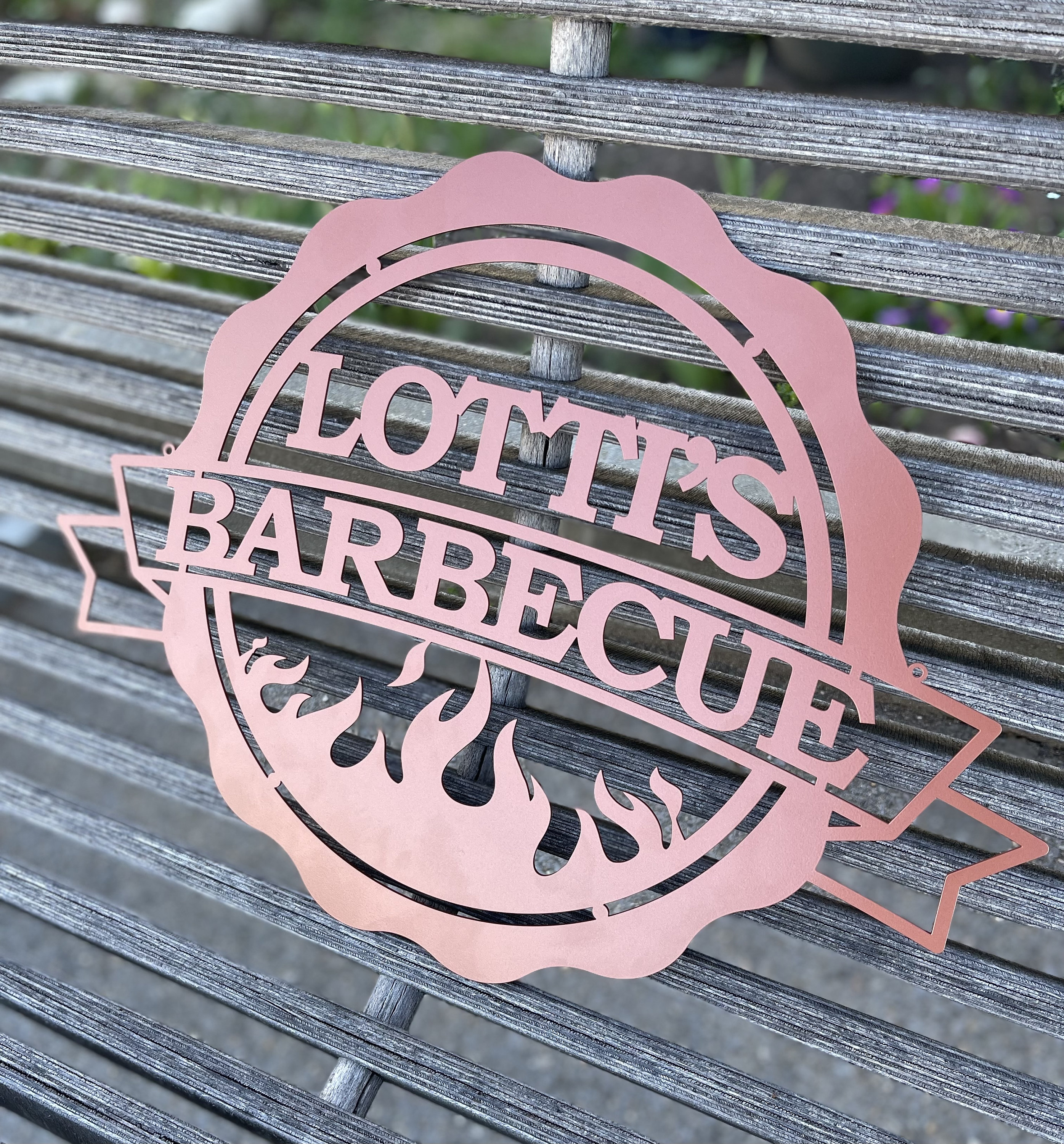 Personalized BBQ Sign Custom Name Barbecue Patio Sign Garden - Etsy UK
