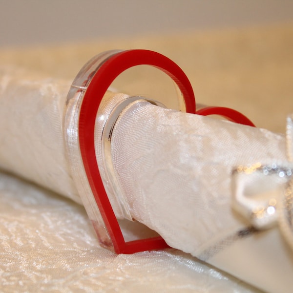 Heart Napkin Ring - Etsy