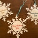 Custom Snowflake Name Ornaments - Personalized Christmas Tree ...