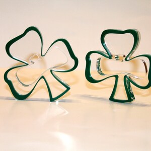 Green Napkin Ring Holders Irish Holiday St. Patrick's Day Gift Green ...