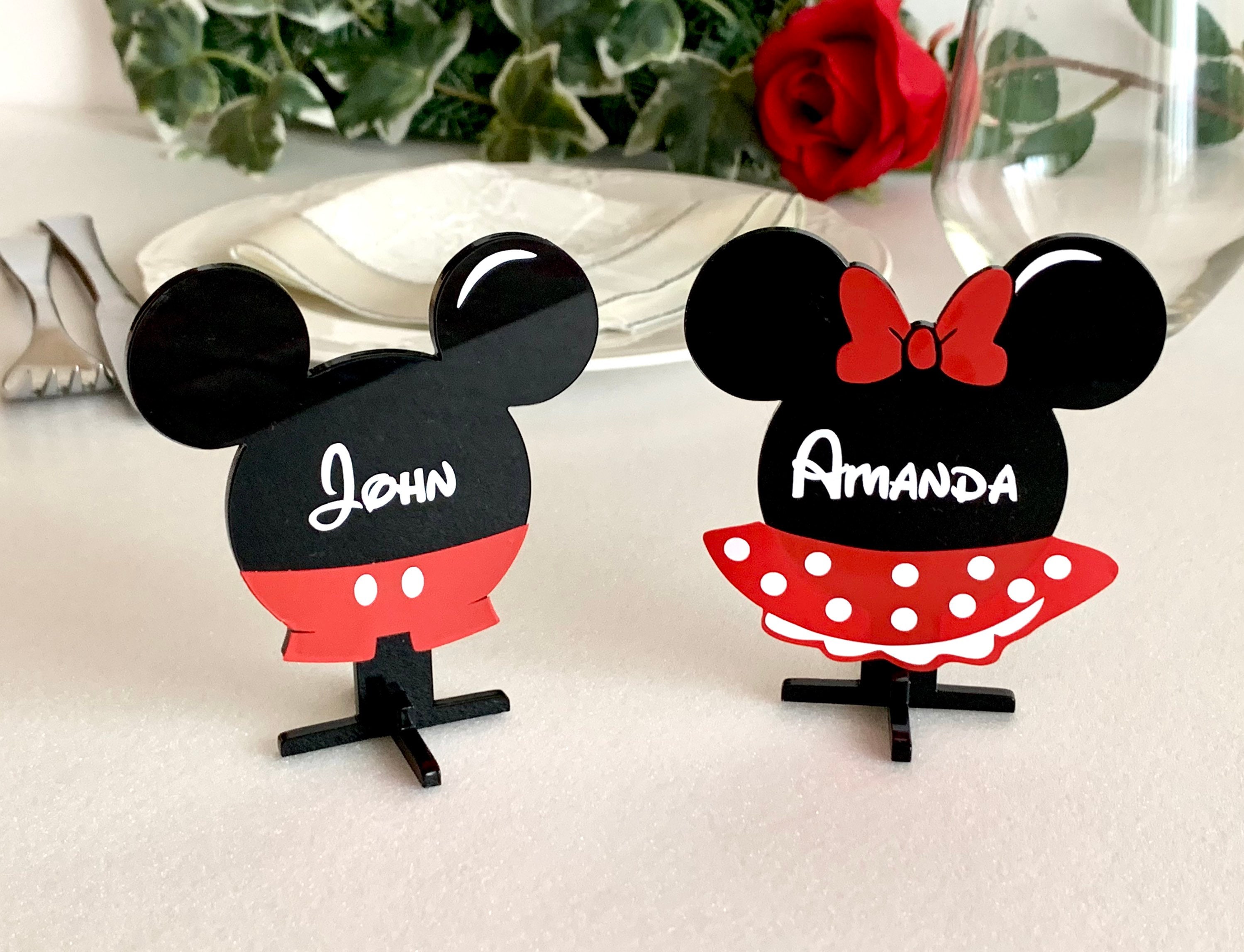 Minnie Mouse Name Tags