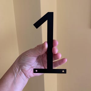 Custom Metal House Number Sign - Personalized Address Plaque for Front ...