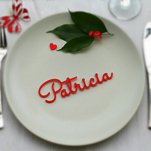Name Place Setting - Etsy