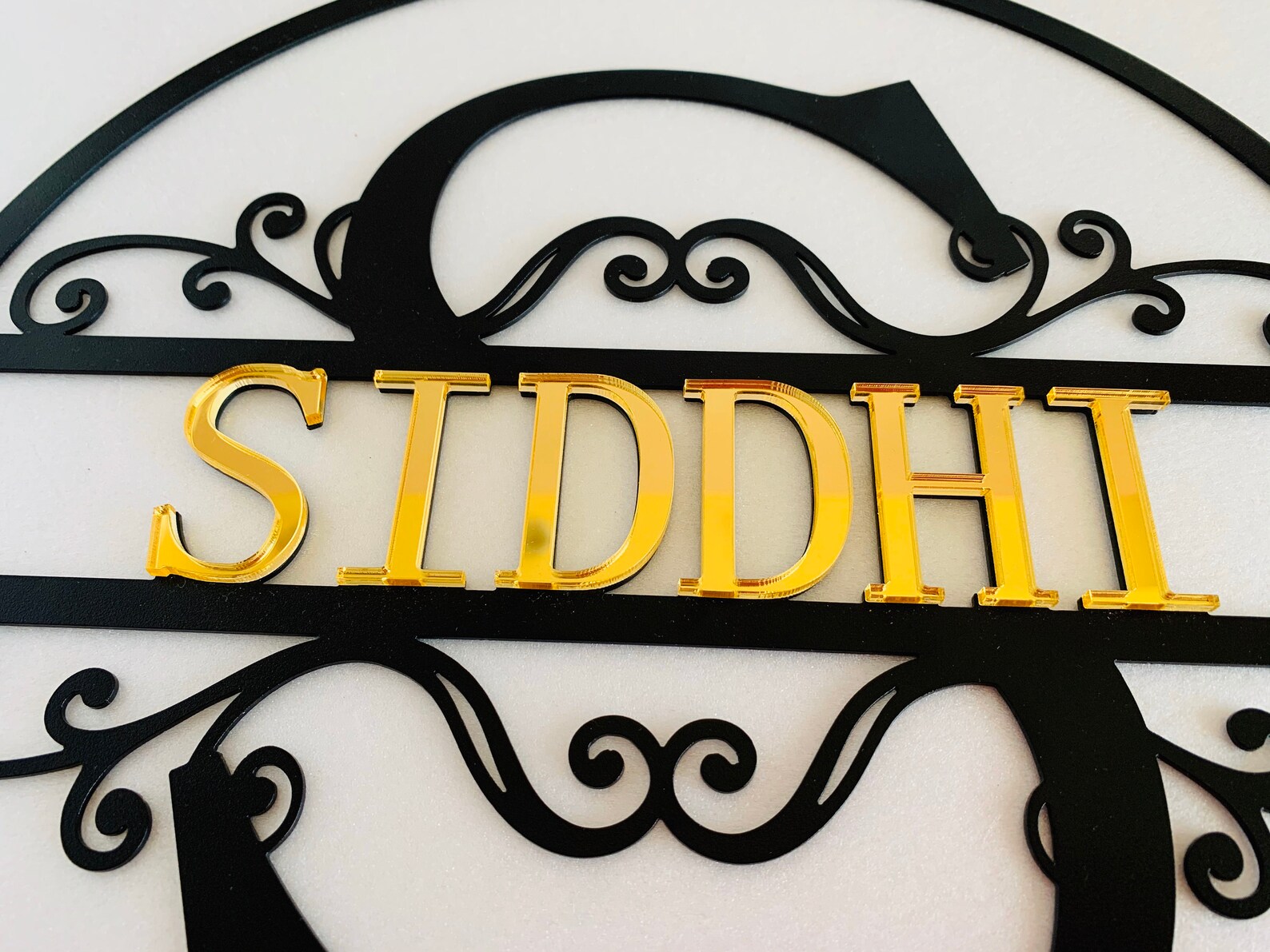 Personalized Last Name Metal Art Sign Wedding Gift Family Name | Etsy