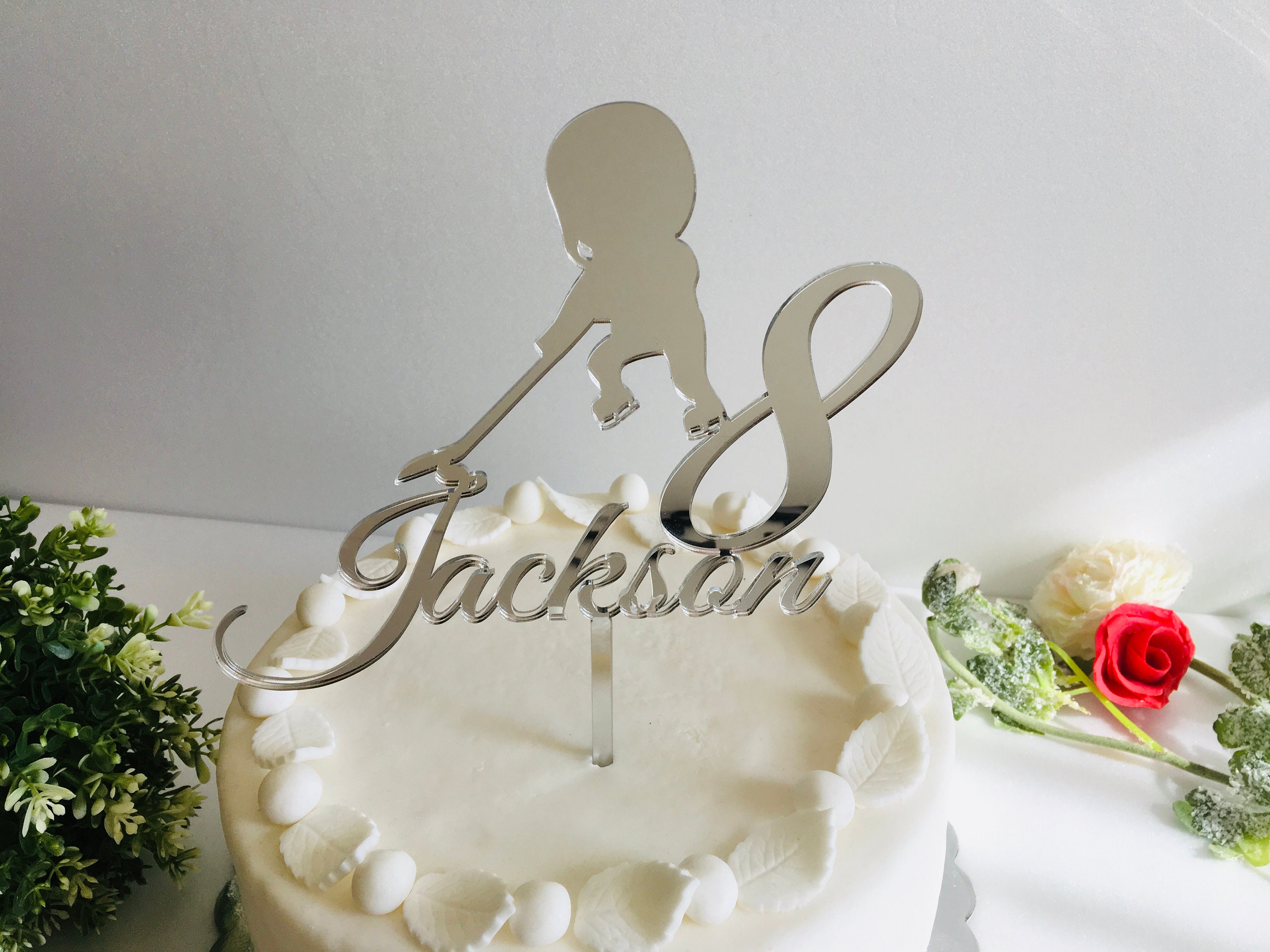 Personalized Any Name Cake Topper for Boys Any Age Custom Ice - Etsy