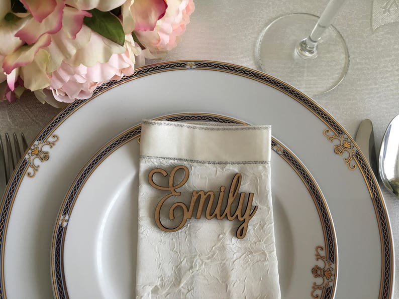 Personalized Laser Cut Table Names For Wedding Parties Wedding Etsy