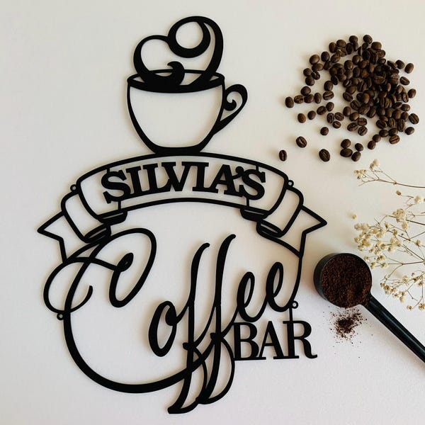 Coffee Sign Metal Coffee Sign for Kitchen Coffee Sign Decor Coffee ...