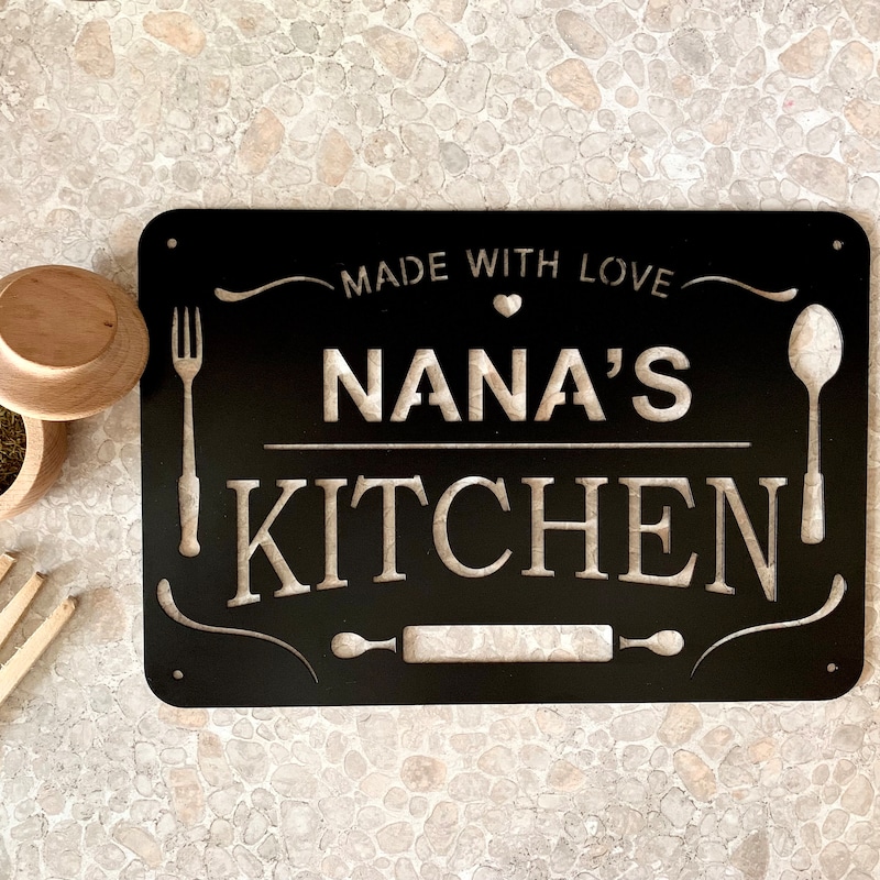 Custom Kitchen Sign - Etsy