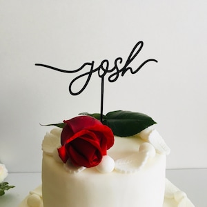 Personalized Name Cake Topper - Custom Birthday Decoration - Etsy