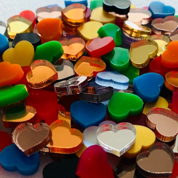 Gold Heart Confetti - Etsy