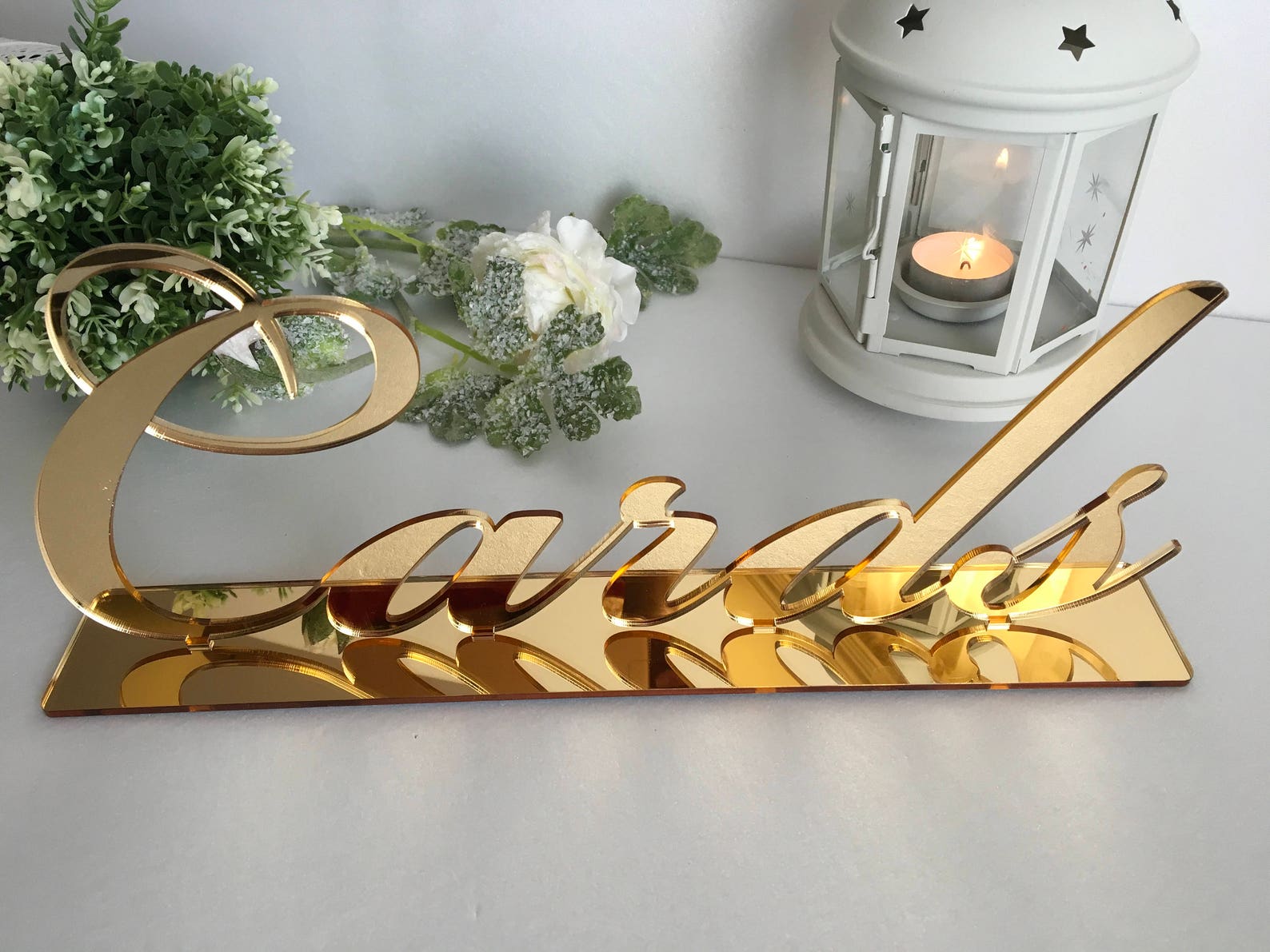 Wedding Card Sign Cards Table Sign Gold Sign for Table - Etsy