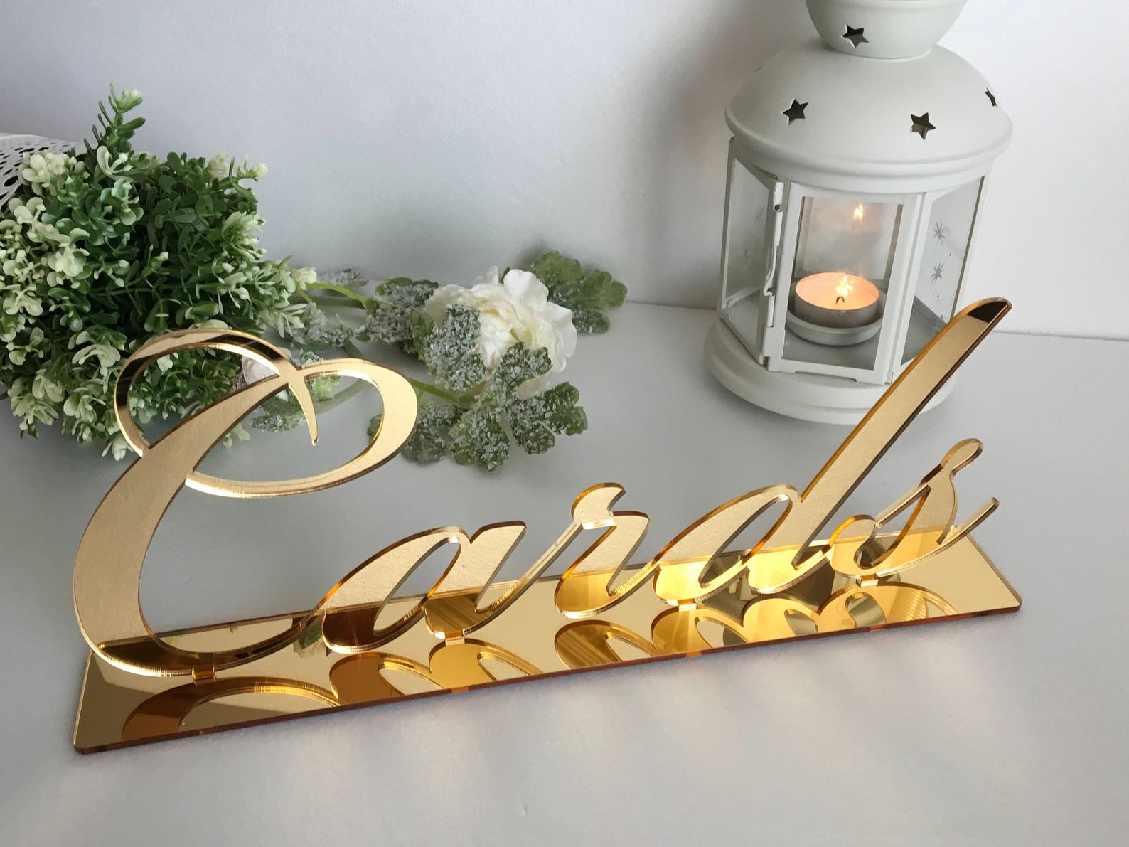 Wedding Card Sign Cards Table Sign Gold Sign for Table - Etsy