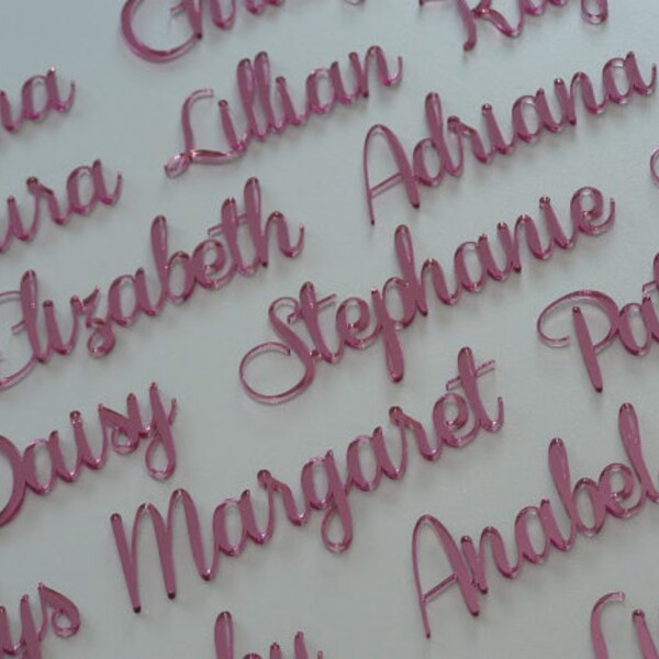 Laser Cut Names - Etsy
