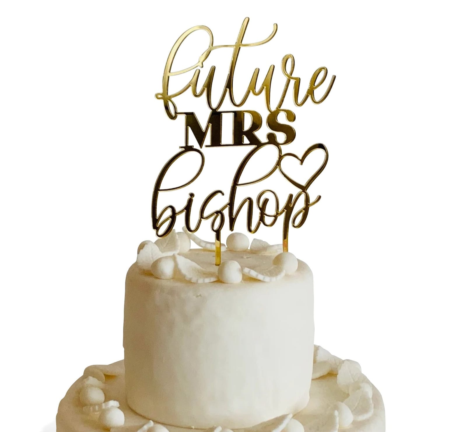 Personalized Future Mrs Cake Topper Custom Name Bridal Shower - Etsy