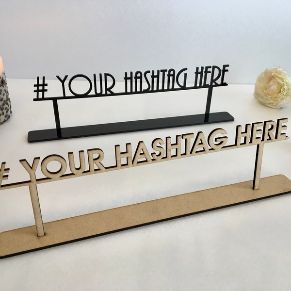 Hashtag Wedding Sign - Etsy