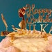 Feliz cumpleaños pastel topper nombre personalizado cualquier edad ...