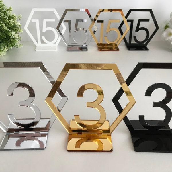 Formal Table Number - Etsy