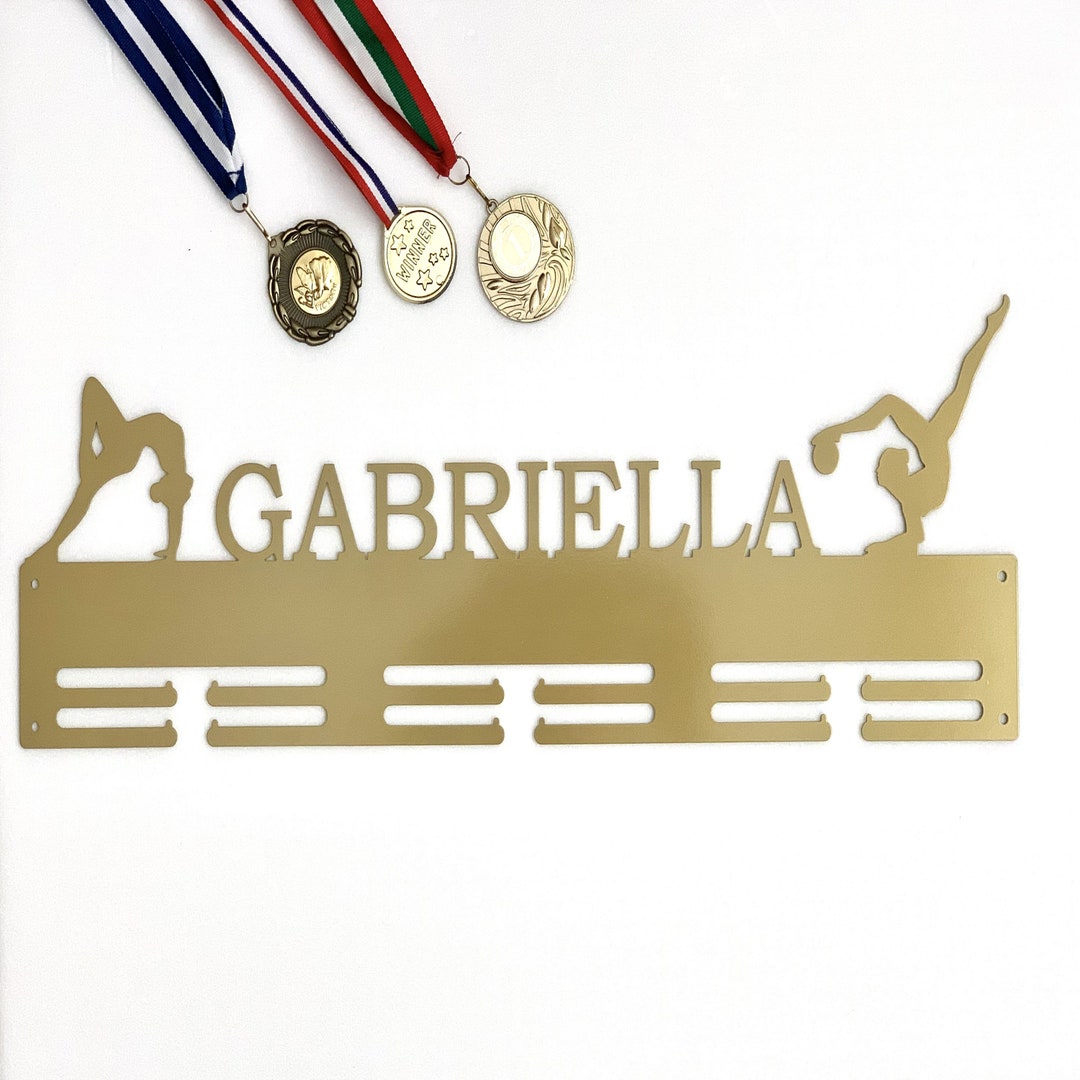 Personalized Rhythmic Gymnastics Medal Holder Custom Name Sports Metal ...