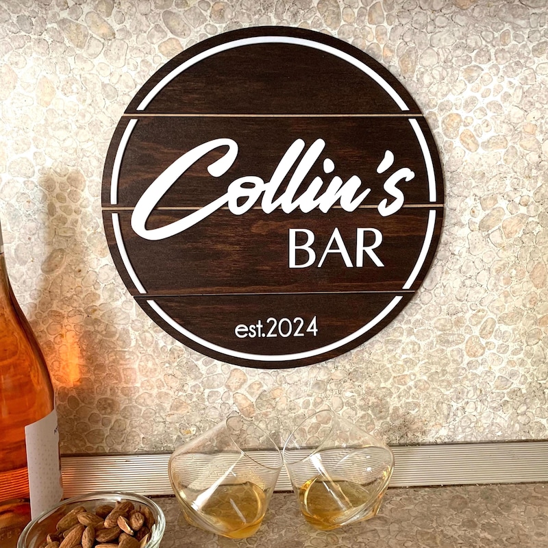 Personalized Bar Signs - Etsy