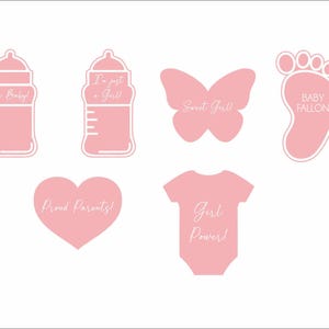 Personalized Acrylic Cupcake Toppers, Custom Engraved Names or Text ...