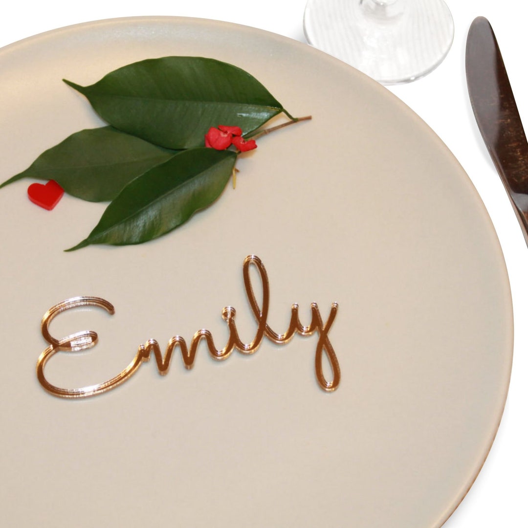 Wedding Place Names Laser Cut Names Personalized Place Names Wedding ...
