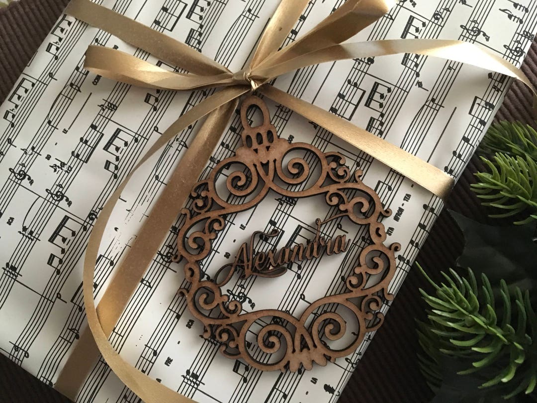 Personalized Christmas Bauble Custom Name Hanging Ornament Tree ...