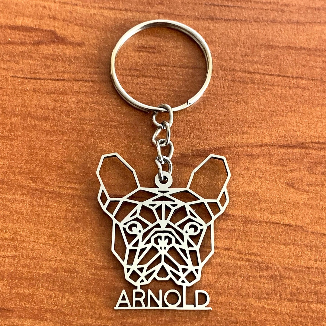 Personalized Dog Keychain Custom Design Customized Dog Breed Any Name ...