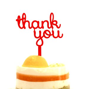 Thank You Cake Topper Picks for Thanksgiving Day Custom - Etsy