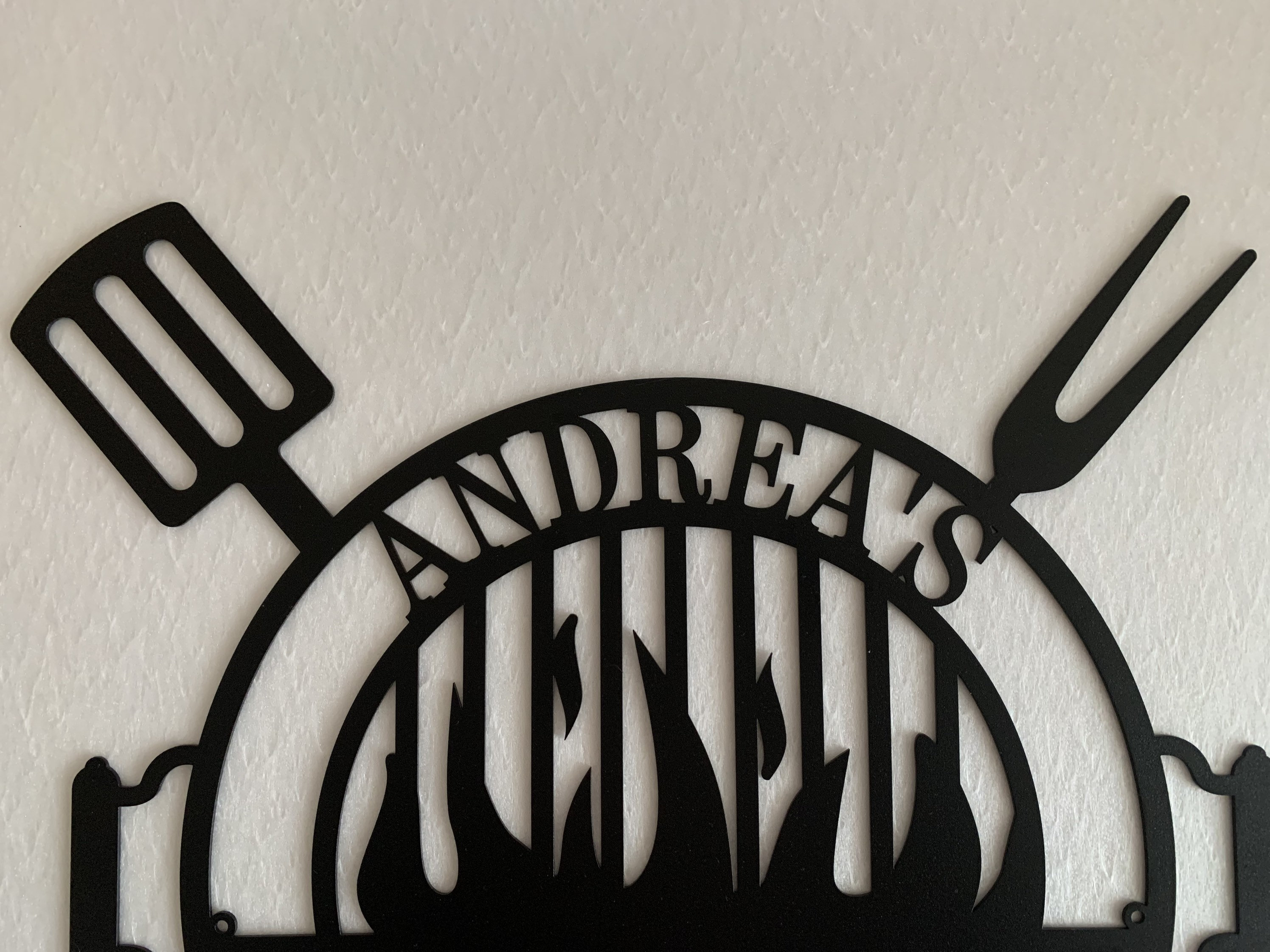 Personalized Bar and Grill Metal Sign Custom Name BBQ Barbecue Outdoor ...