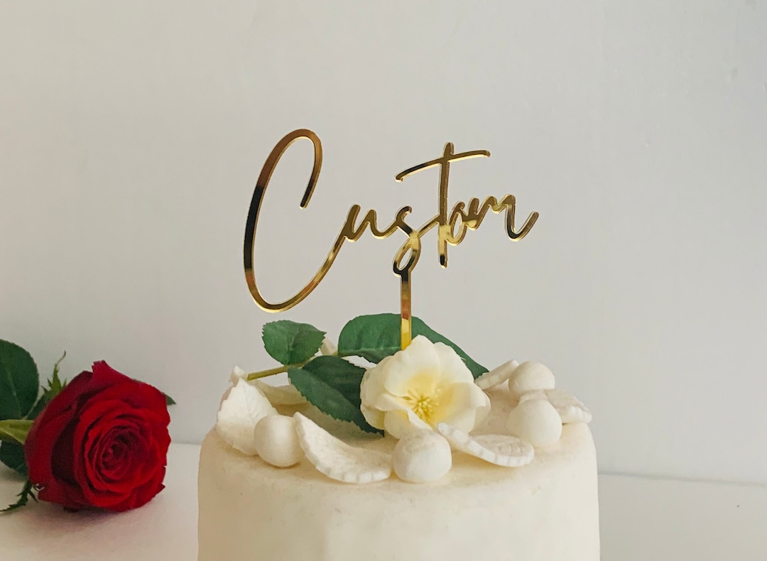 Personalized Cake Topper Custom Order Your Design Cupcake - Etsy