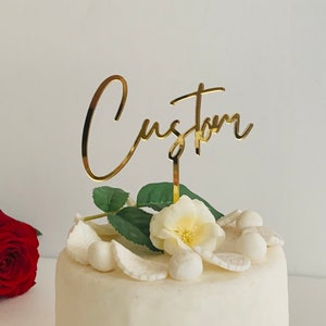 Personalized Cake Topper Custom Order Your Design Cupcake - Etsy