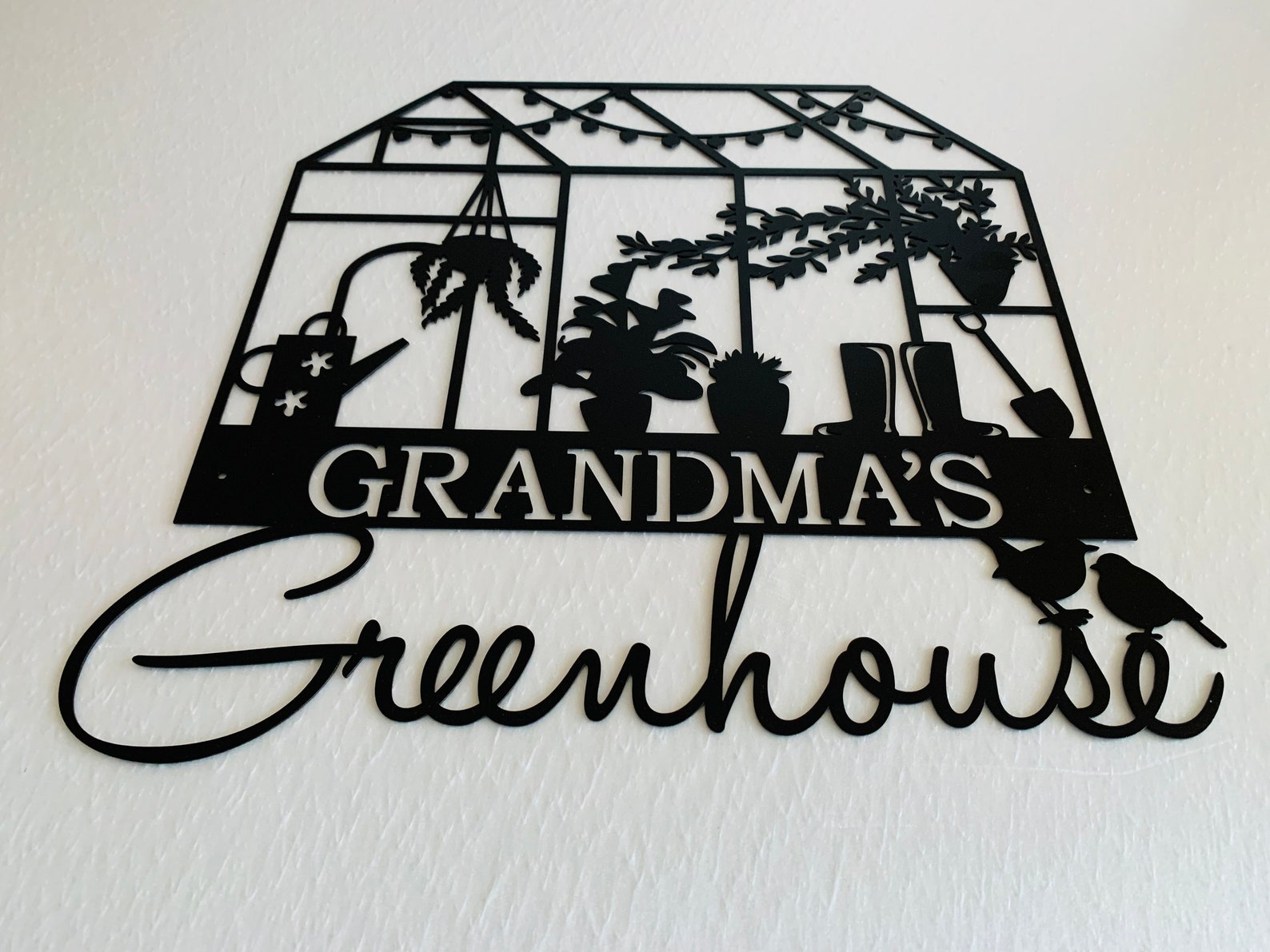 Personalized Greenhouse Name Sign Custom Garden Grandmas - Etsy