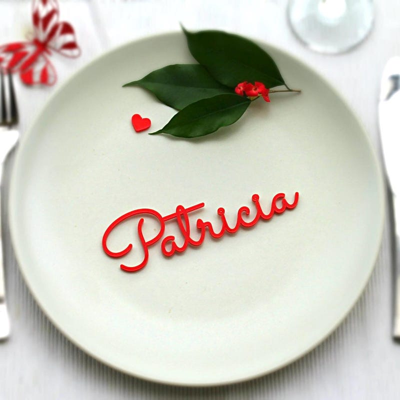 Table Placement Name Cards - Etsy