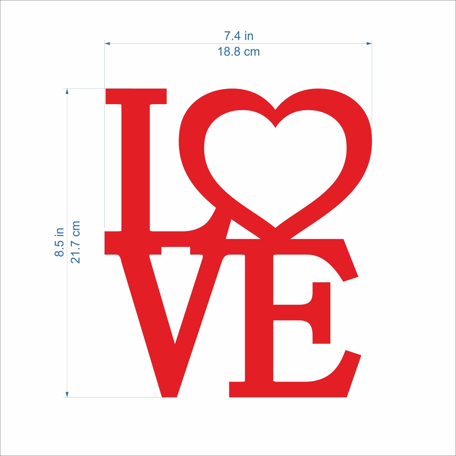 Love Heart Sign Wall Hanging Valentine Decor Gift for Her | Etsy