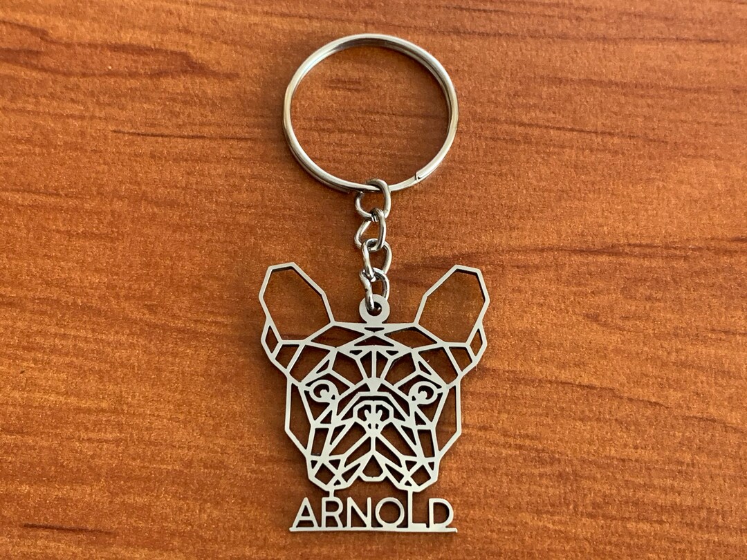 Personalized Dog Keychain Custom Design Customized Dog Breed Any Name ...