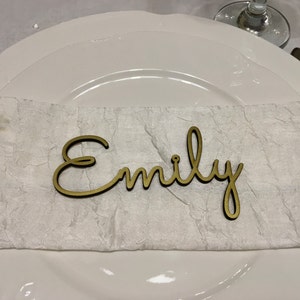 Red Place Cards Valentines Decor Dining Table Decorations Personalized ...