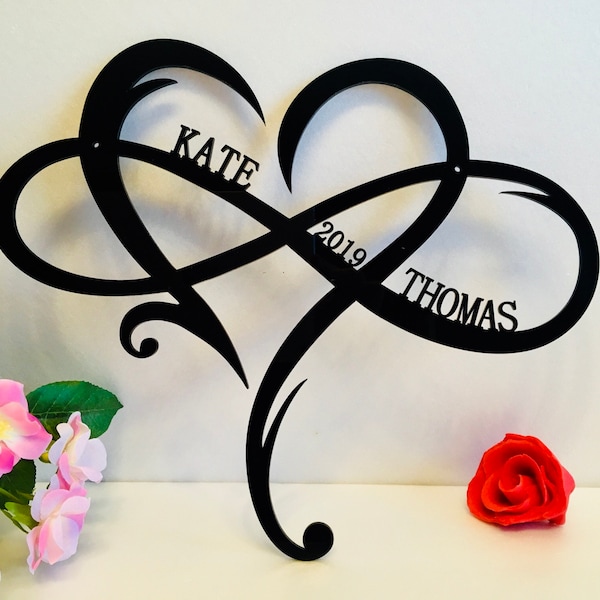 Infinity Heart Wall Decor - Etsy