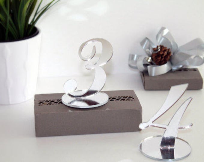 Wedding Table Numbers Metal Modern Table Centerpieces - Etsy