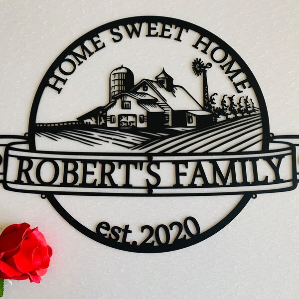 Outdoor Home Sweet Home Sign - Etsy