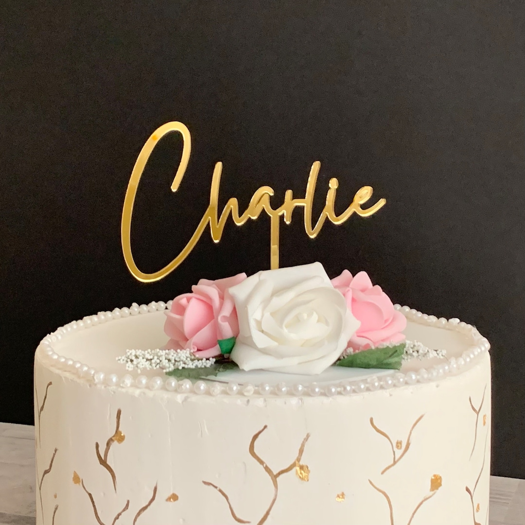 Personalized Cake Topper – Custom Design for Weddings, Birthdays ...